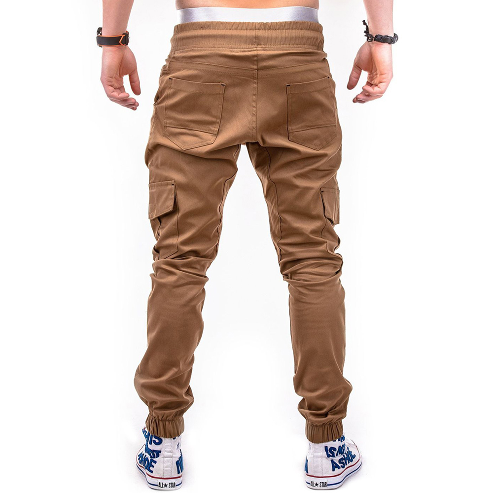 SITEWEIE Men Sweatpants Cargo Pants Fashion Casual Lace-up – Blessed ...